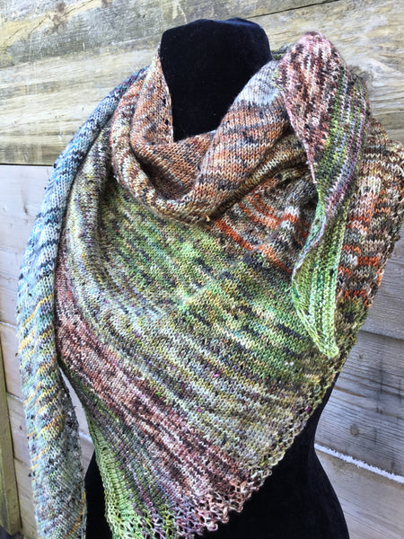 The Beginning Shawl 4Ply Knitting Pattern – Kate Whiting Designs