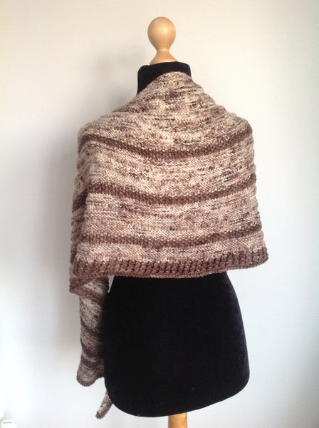 Stark Shawl. DK Knitting Pattern – Kate Whiting Designs