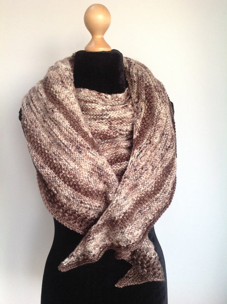 Stark Shawl. DK Knitting Pattern – Kate Whiting Designs